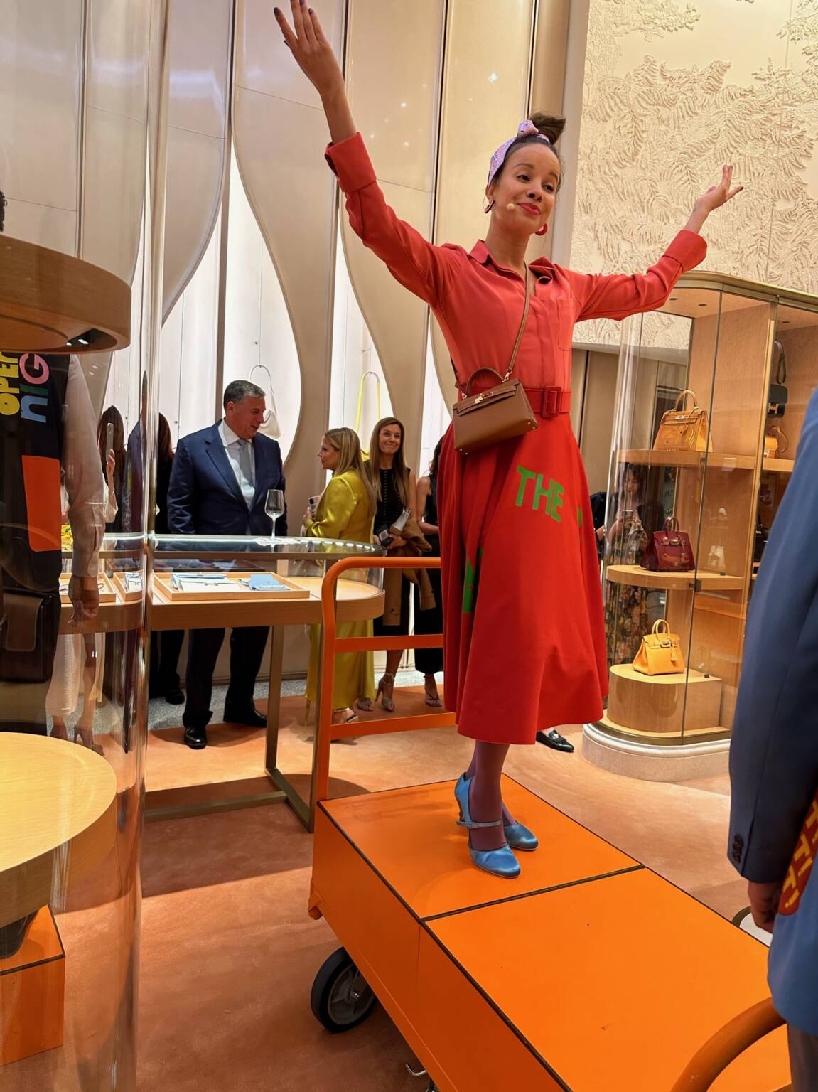 The Epic Hermès Flagship Opening Party and Reveal - PurseBop