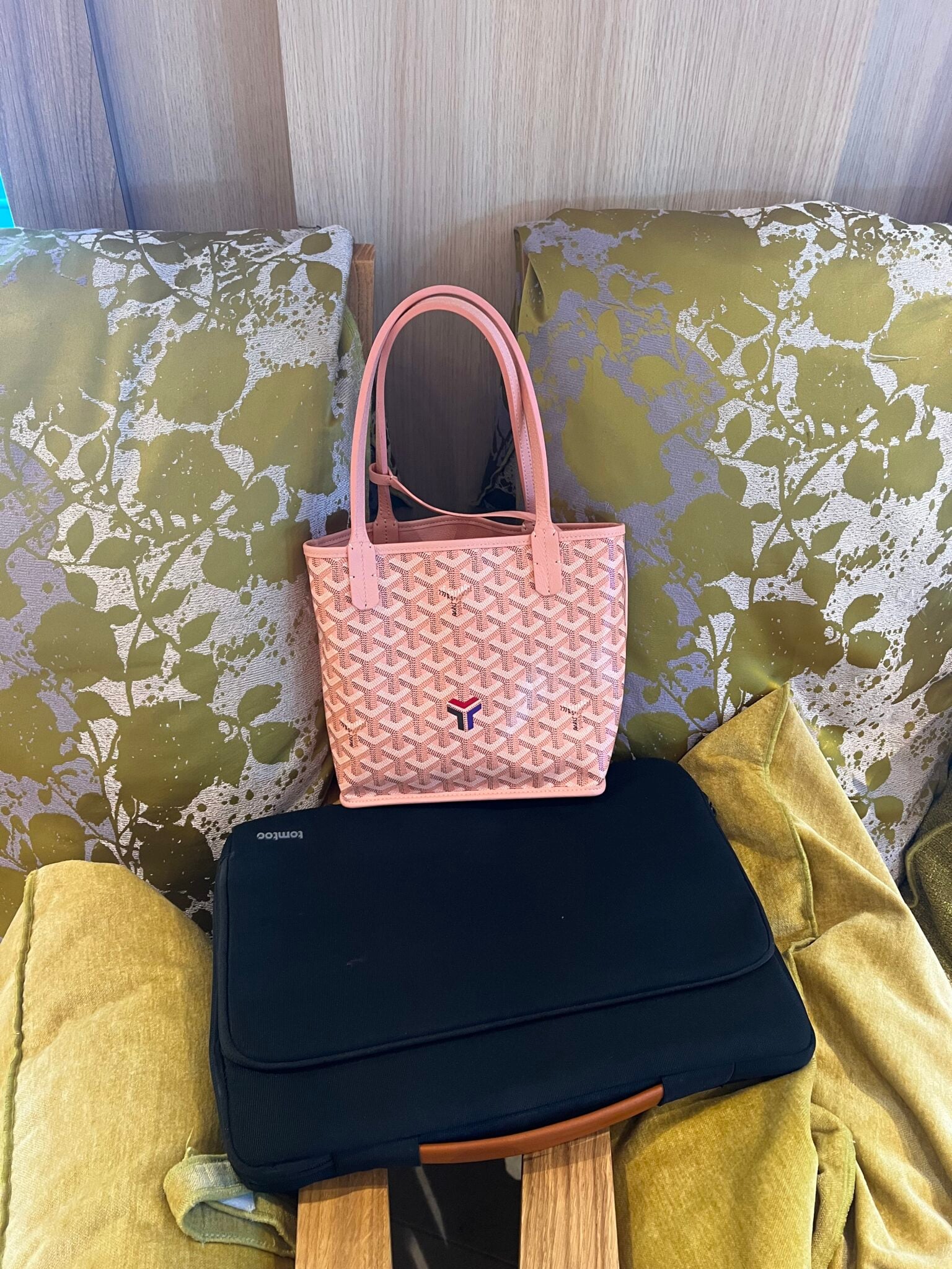 Another Goyard Anjou Tote, This Time in Powder Pink - PurseBop